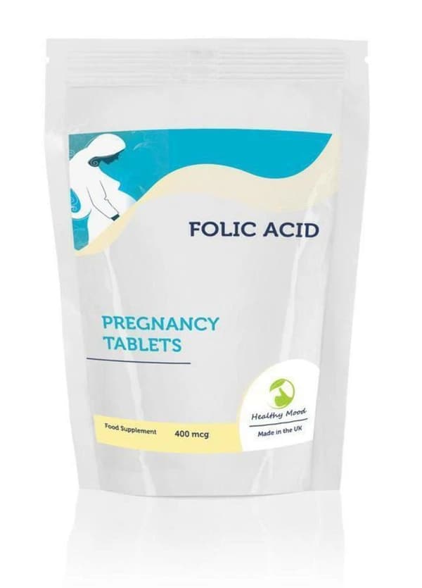 FOLIC ACID 400mcg Vitamin B9 Pregnancy 60 Tablets | CDON