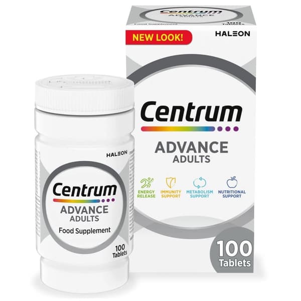 Centrum Advance Multivitamin Tablets - Pack of 100 - - | CDON