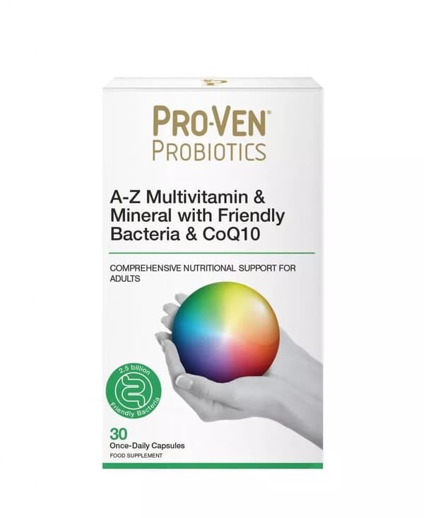 Proven Probiotics A-Z Multivitamin & Mineral with Friendly Bacteria ...