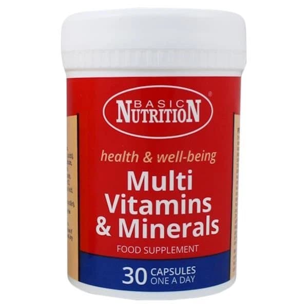 Basic Nutrition High Strength Multi Vitamins & Minerals 30 Capsules | CDON