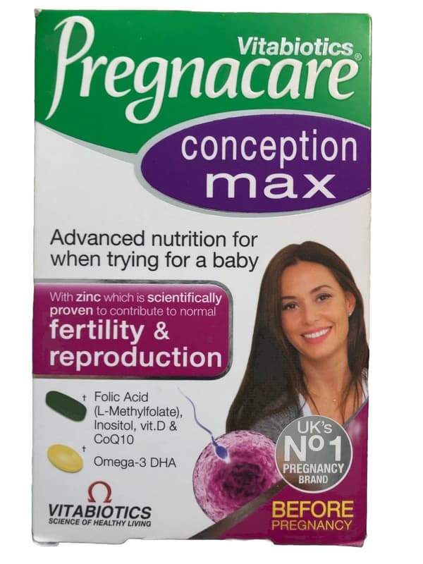 Vitabiotics Pregnacare Conception Max, Most Recommended By Midwives: 10 | CDON
