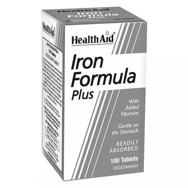 Healthaid Iron Plus Formula 100 tablets | CDON