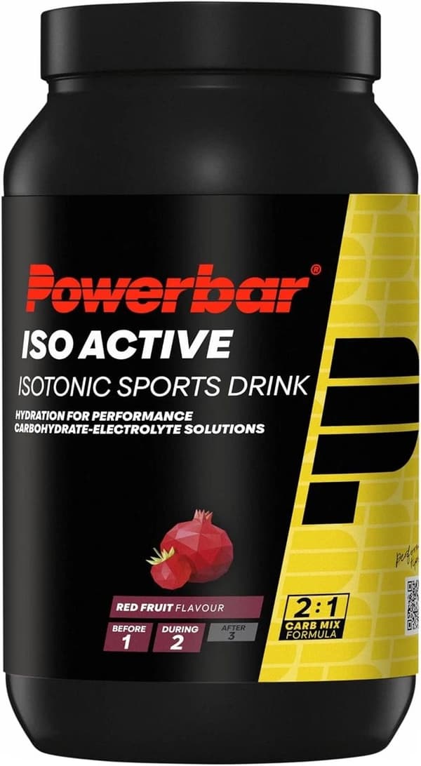 Powerbar Isoactive Red Fruit 1320g - Isotonic Sports Drink - 5 ...
