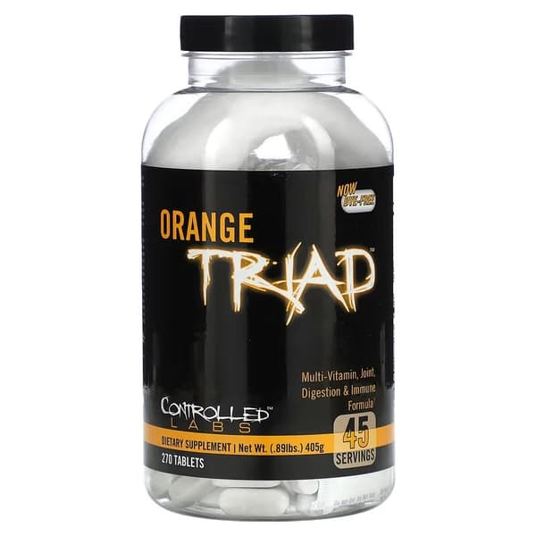 Controlled Labs Orange Triad 270 Tabs Multivitamin for Joint & Immune ...