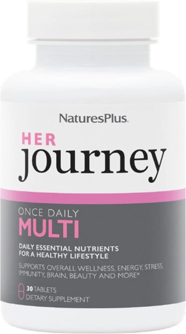 Natures Plus Her Journey 30 Vegan Tabs Womens Multivitamin for Overall ...