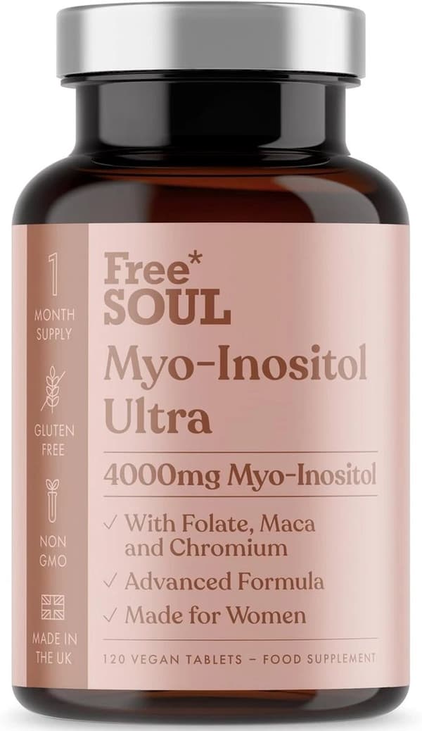 Free Soul Myo-Inositol Ultra Supplement 4,000mg Myo-Inositol, 200ug | CDON
