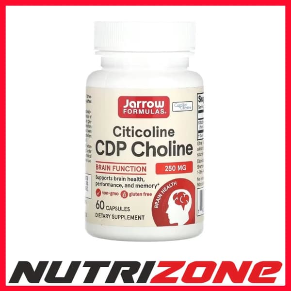 Jarrow Formulas Citicoline CDP Choline 250mg Brain & Memory Support ...