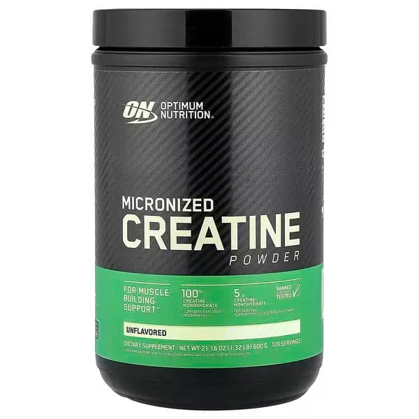 Optimum Nutrition, Micronised Creatine Powder, 132 lb (600 g), : | CDON