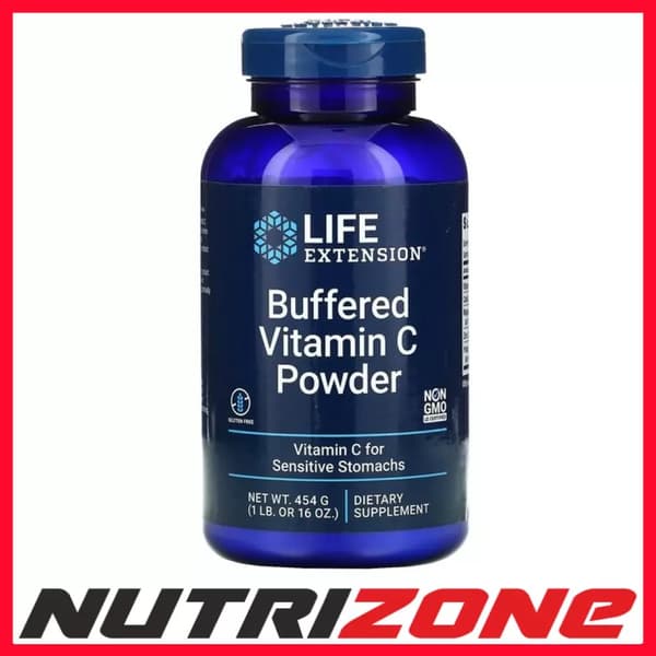 Life Extension Buffered Vitamin C Powder - 454 grams | CDON