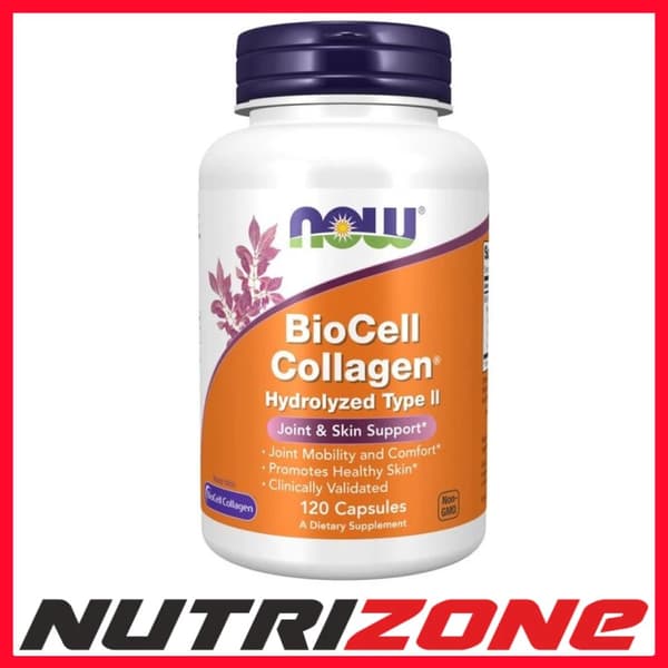 Now Foods BioCell Collagen Hydrolyzed Type II Joint & Skin Support ...