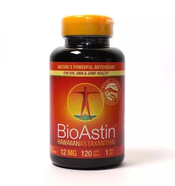 BioAstin Hawaiian Astaxanthin 12 mg Supplement 120 Soft Gels | CDON