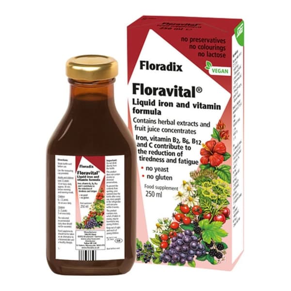 Floradix Floravital Iron Vitamin Formula Liquid 250ml | CDON