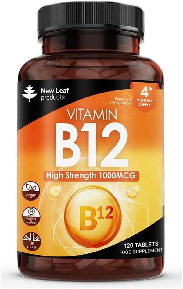Vitamin B12 High Strength Tablets - 1000Mcg Vegan B12 Vitamin ...