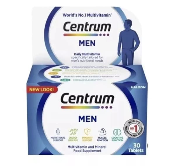 Centrum Men Multivitamin Tablets 30 Tablets per Pack | CDON