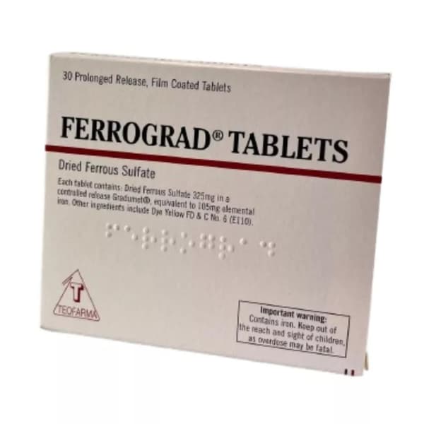Ferrograd Tablets - 30 | CDON