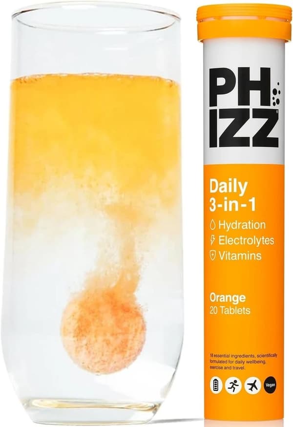 Phizz Electrolytes,Multivitamin & Hydration Tablets 20 Effervescent ...