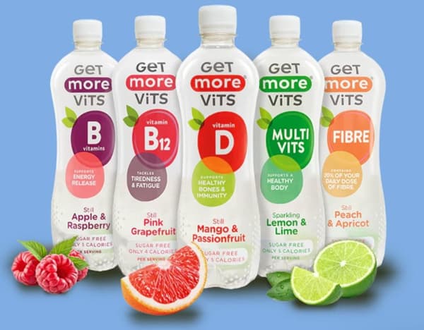 Mixed Get More Vits Vitamin B12 & D Vits Multivits Sugar Free Drink 1L ...
