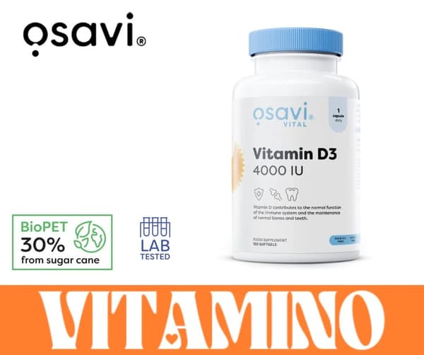 OSAVI vitamin D3 4000 IU 60/120 softgel Supports Immune Bone Health ...