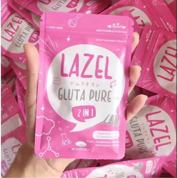 Gluta Lazel Pure Whitening Skin Frozen Collagen Antioxidant Anti Aging ...