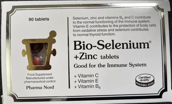 Pharma Nord Bio-Selenium Plus Zinc Vitamin C&E B6 Tablets - 90 Count | CDON