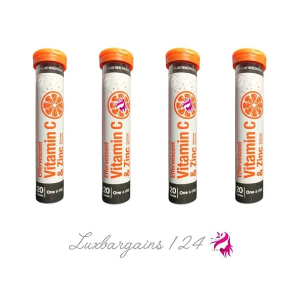 80 Vitamin C & Zinc Orange Flavour Effervescent Tablets - Revitalise - | CDON