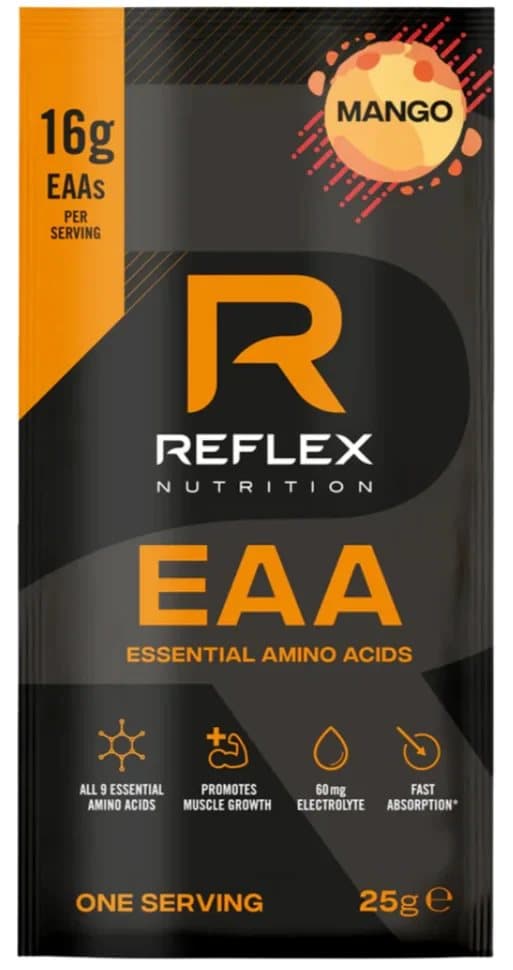 Reflex Nutrition EAA Mango 500g (20 x 25g Sachets) BBD 09/2025 SOLD IN ...