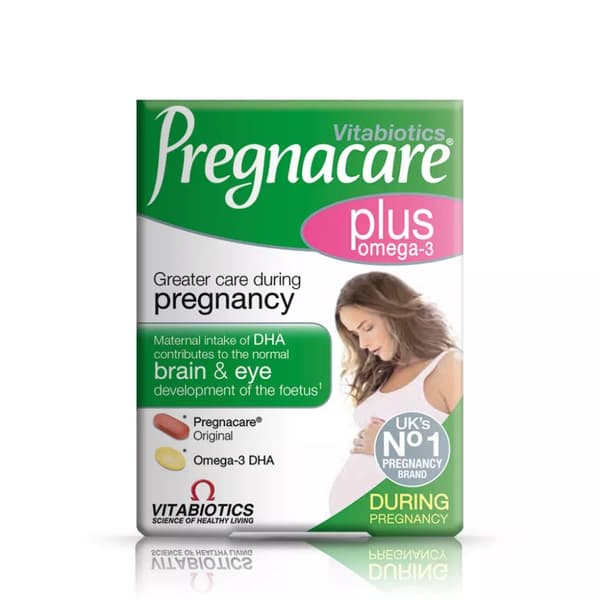 Vitabiotics Pregnacare Plus Tablets Omega 3 Women Care Supplement 56 ...