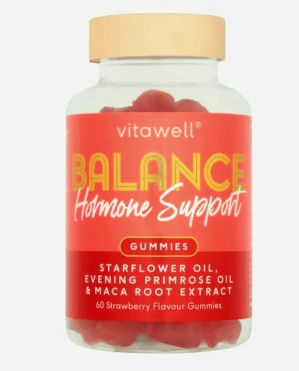 Vitawell Balance Hormone Support Gummies Menopause Eve Primrose Maca ...