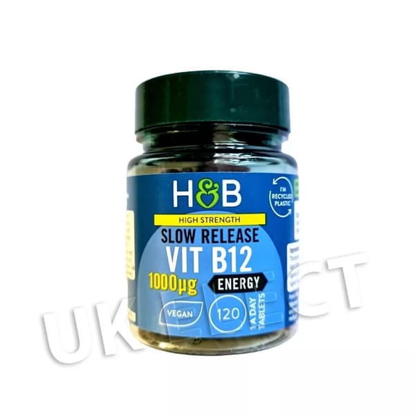 Holland & Barrett VITAMIN B12 - 1000ug Tablets New Packing | CDON