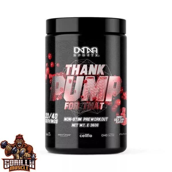 Thank Pump V3 Pre Workout DNA Sports 360g - Energy, Focus, Muscle Pump ...