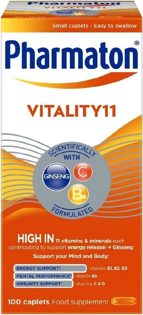 Pharmaton Advance Multivitamin & Mineral 100 Capsules with Selenium for ...