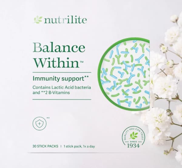 Amway Nutrilite Balance Within, Vitamin B6 & Folic Acid Immunity Plus 45g | CDON