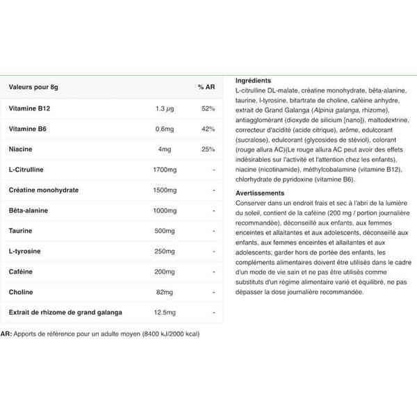 Pre-workout MuscleTech - Vapor X5 Pre-Workout - Fruktsmak 248g | CDON