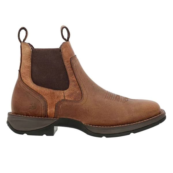 Durango Mens Red Dirt Rebel Full Grain Leather Ankle Cowboy Boots | CDON