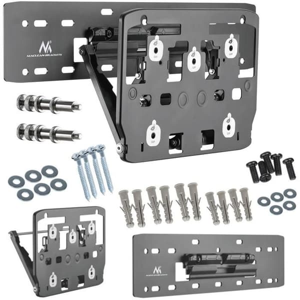 Support för mural TV - Maclean - MC-837 - QLED - 75 tum - 50 kg - Nejatbar - Micro-Gap | CDON