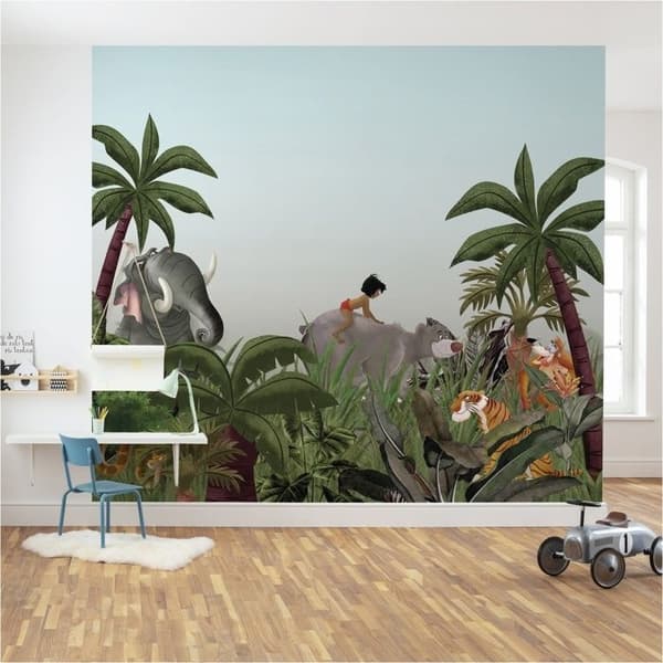 Komar Tapet Foto Disney Djungelboken 280 x 300 cm Non-woven Khan Mowgli ...