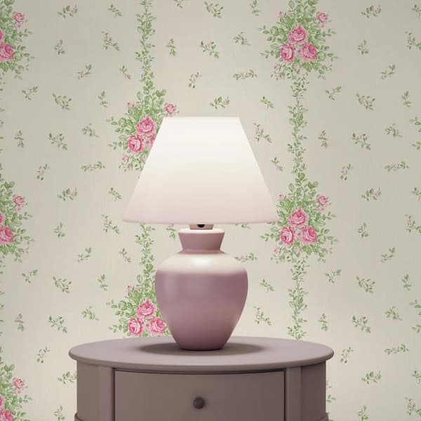 TAPET FÖR BLUMMAR CARLOS M1-No.2522 | NON-WOVEN TAPET | Rosa | Grön ...