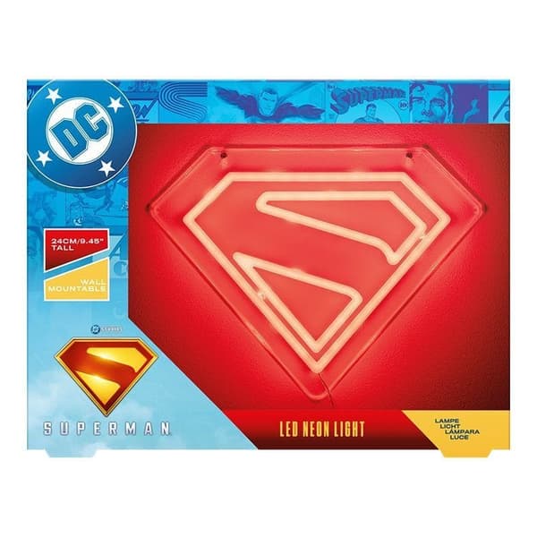 Superman Wall Mountable Led Neon Light - Merchandise | CDON