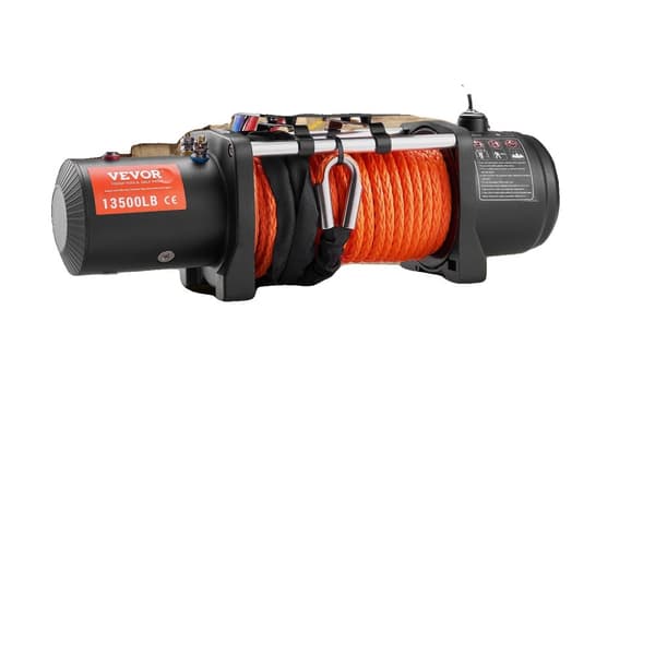 Elektrisk vinsch, 6,6HK motor, trådlös och trådbunden kontroll,13500lbs ...