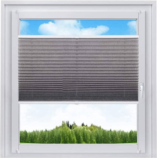 Rootz Pleated Blind - Window Shade - Privacy Screen - Breathable Fabric ...