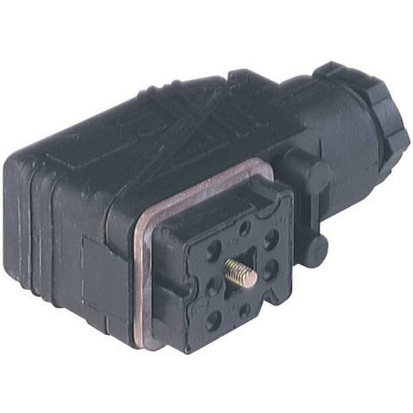 Hirschmann GO 610 WF 932 484-100-1 Svart Poler:6 + PE Innehåll: 1 st | CDON