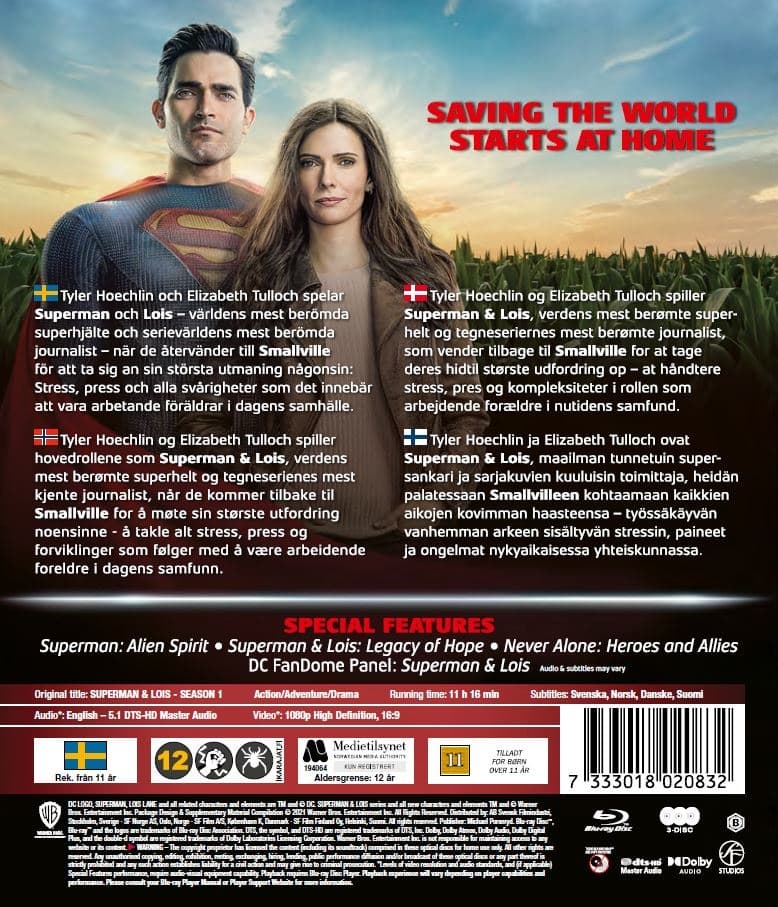 Superman & Lois - Kausi 1 (Blu-ray) | CDON
