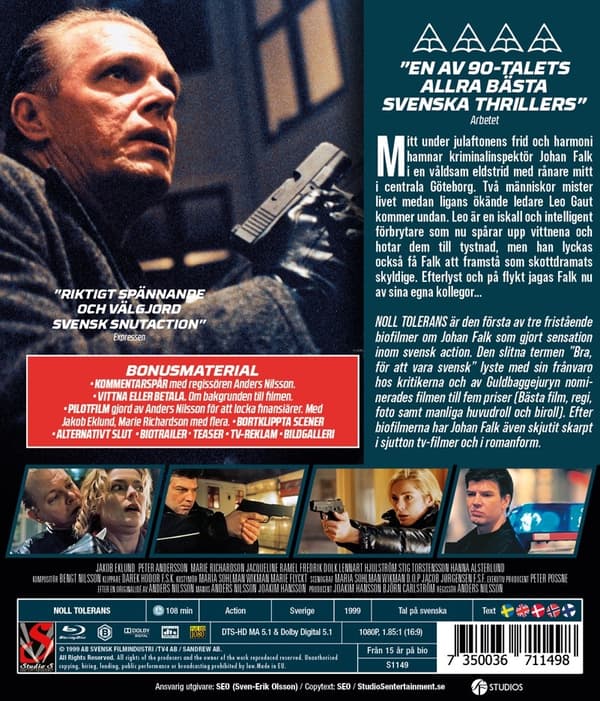 Noll tolerans (Blu-ray) | CDON