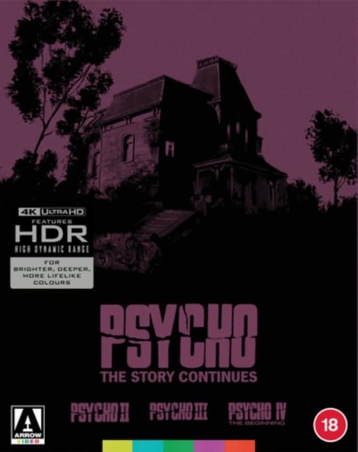 Psycho: The Story Continues (4K Ultra HD) (3 disc) (Import) | CDON