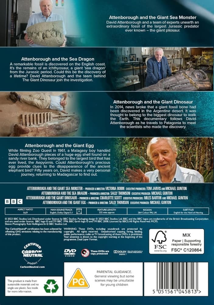Attenborough and the Giant Sea Monster (2 disc) (Import) | CDON