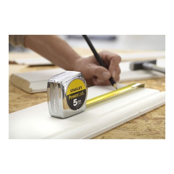 Flexometer Stanley POWERLOCK 5 m x 25 mm ABS | CDON