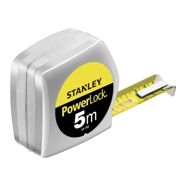 Flexometer Stanley POWERLOCK 5 m x 25 mm ABS | CDON