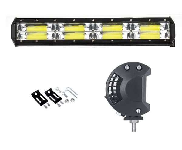 ARBETSLAMPA FÖR TRAKTOR LED-RAMP 45 cm 420 W 12 24 V CREE LÅNGRÄCKVIDD ...