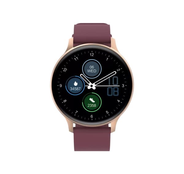 Canyon smart klocka Badian SW-68RR, röd/guld | CDON