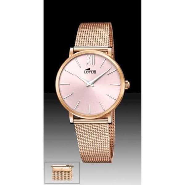 Klocka - Lotus - 18733-1 - Kvinna - Rostfritt stål - Rosé | CDON